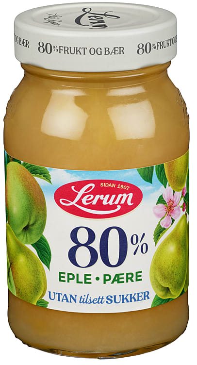 Apple&Pear Jam Without Sugar 320g Lerum – NorwegianShop24
