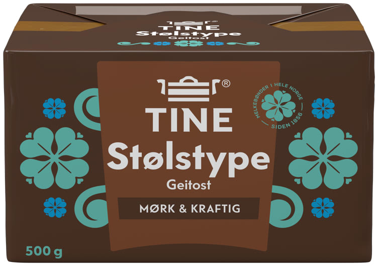 Geitost Ekte Stølstype 500g Tine – NorwegianShop24