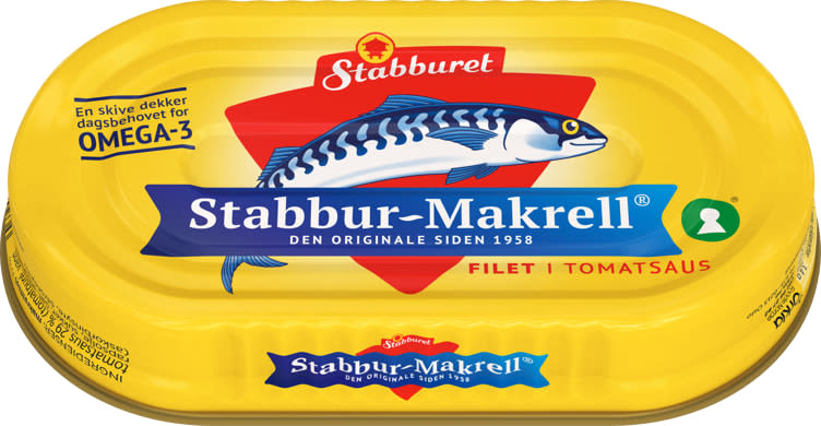 Stabburet Mackerel 170g Stabburet – NorwegianShop24