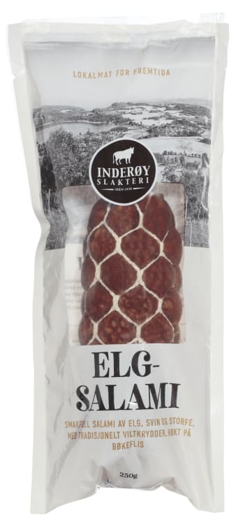 Moose Salami Inderøy 250g - Tasty Game Speciality – NorwegianShop24