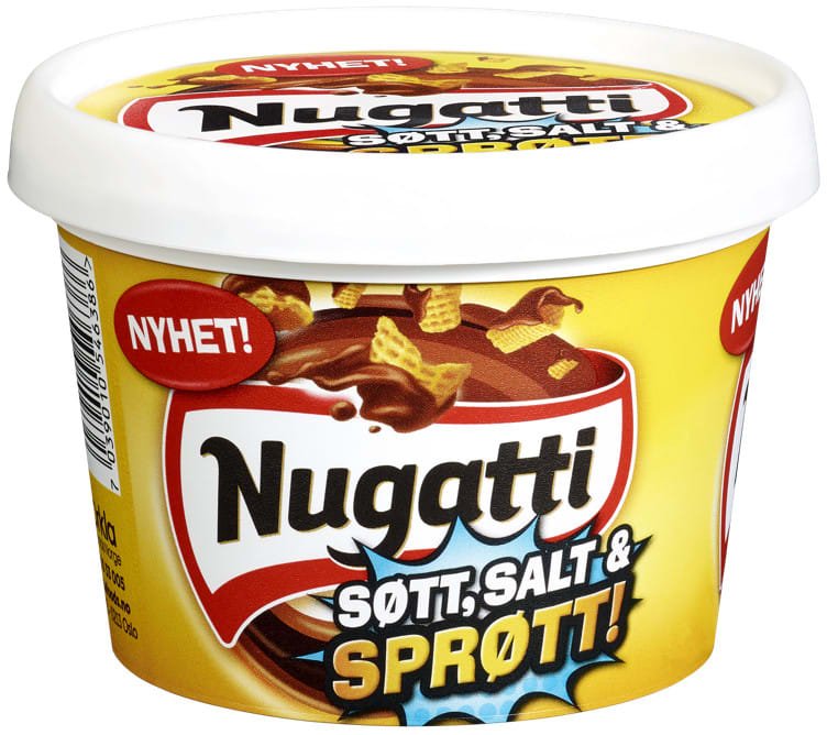 Nugatti Sweet-Salty-Crunchy 325g - Creamy Hazelnut Spread – NorwegianShop24