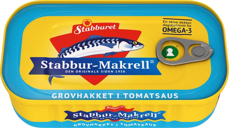 Stabbur-Makrell Hakket Filet in der praktischen 110g Dose – NorwegianShop24