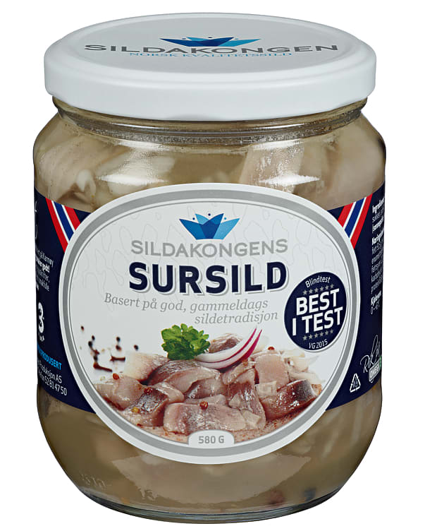 Sursild 580g - Savory Pickled Herring for Gourmets – NorwegianShop24