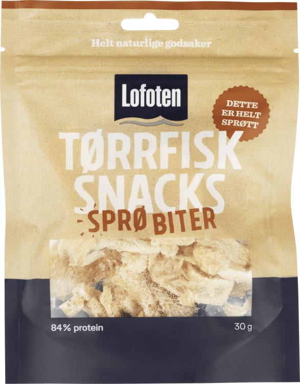 Dried Fish Crispy Bites 30g - Healthy Snack from Norway – NorwegianShop24
